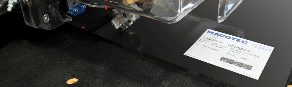Mac Labeling System - Identify your glass before cutting - Macotec